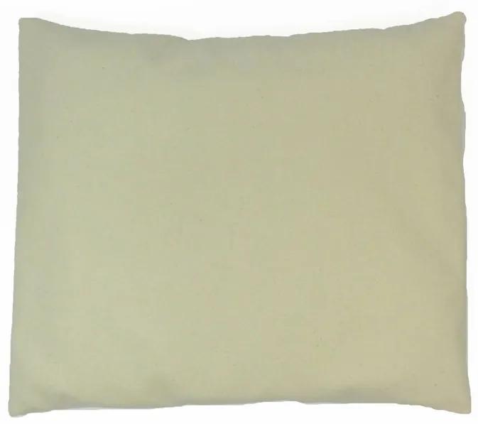 S radostí - vlastní výroba Pohankový polštář krémový (bílá káva) Velikost: 50 x 65 cm