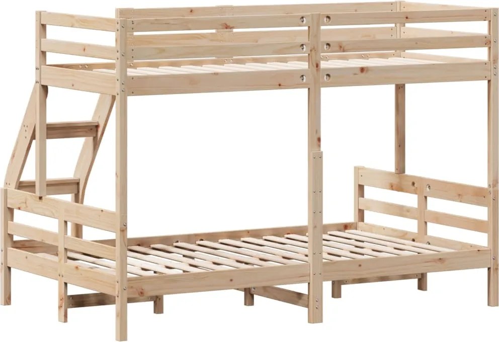 Patrová postel 80 x 200/120 x 200 cm masivní borové dřevo 3207177