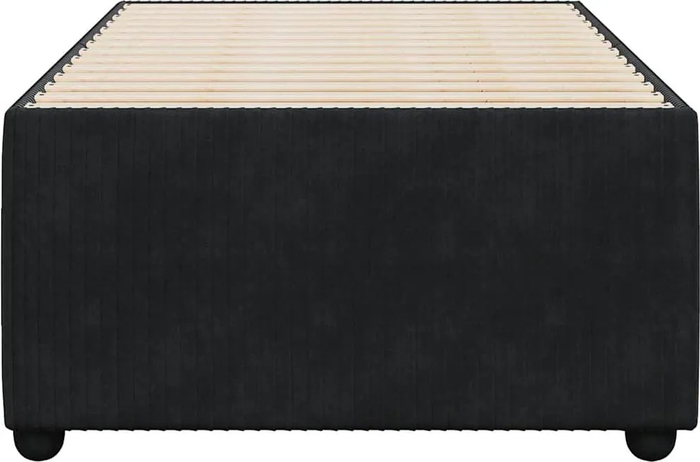 Rám postele černá 80x200 cm samet 3284972