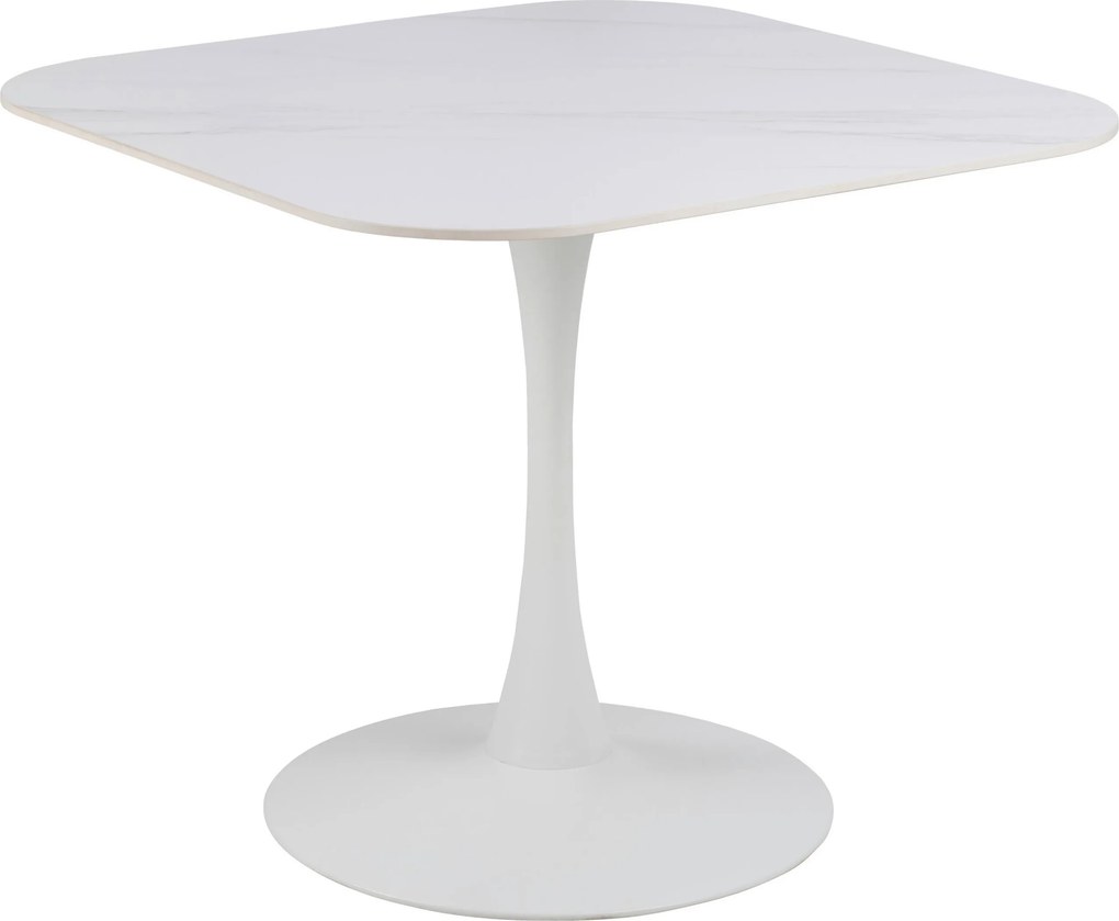 XXXLutz JÍDELNÍ STŮL, bílá, 90/90/75 cm MID.YOU - Jídelní stoly - 001749086603