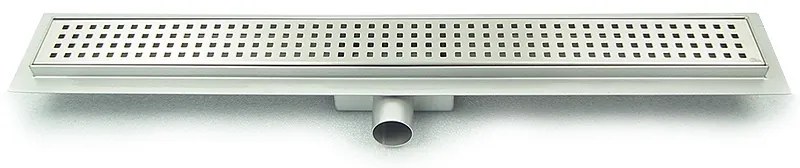 BPS-koupelny Sprchový odtokový žlab DL01 QUBE G3 HYD-2645 90 cm, satén