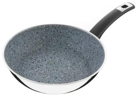 KOLIMAX - české nerezové nádobí Pánev s rukojetí KOLIMAX FLONAX COMFORT - nízká, šedá granitec, 26 cm