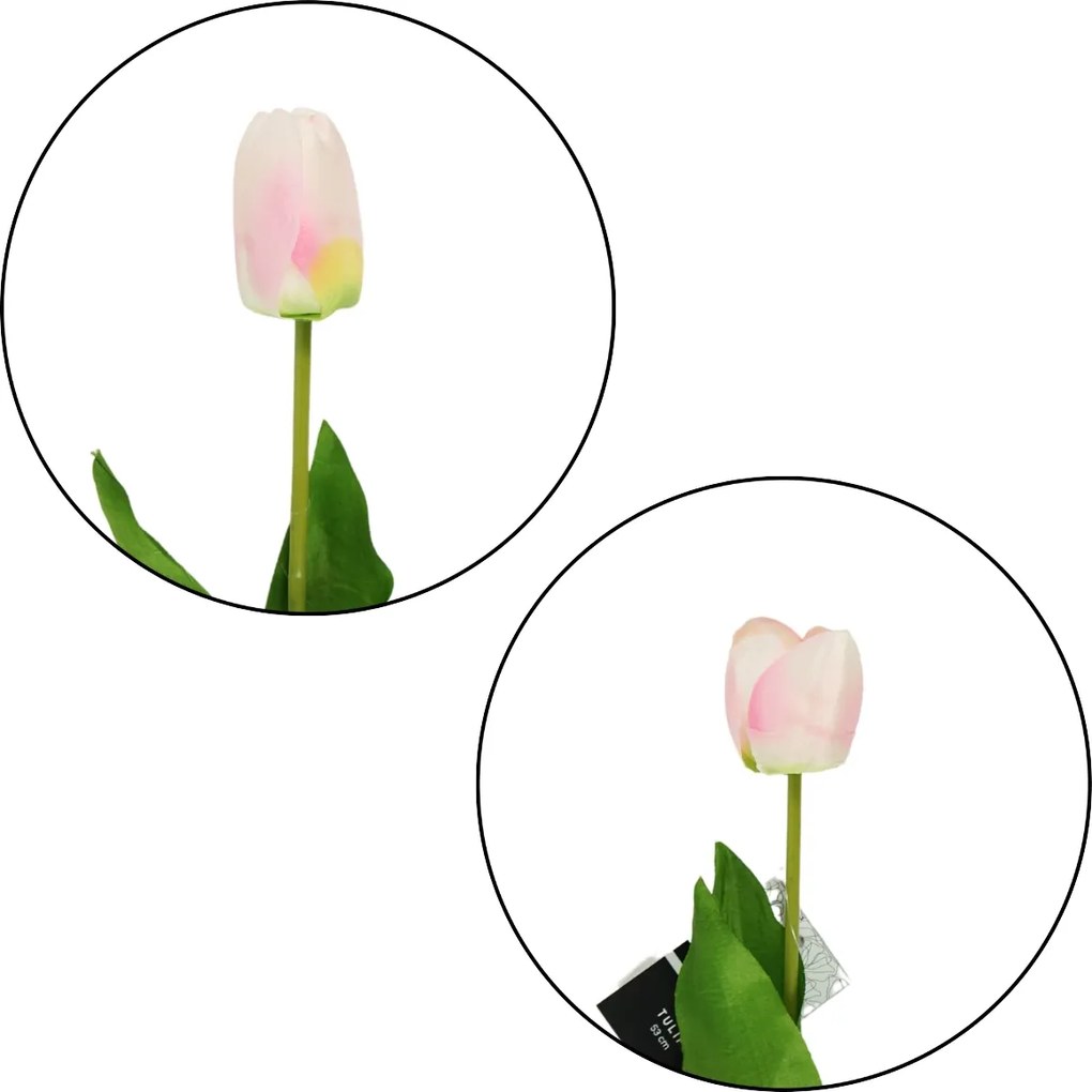 Umělá květina TULIP 54 cm - více barev Barva: Žlutá