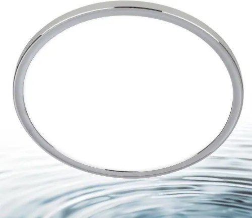 LED svítidlo BRILONER Pulap průměr 29,3cm 18W IP54 neutrální bílá chrom 3872018