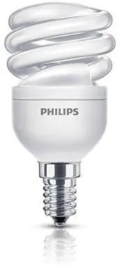 Úsporná žárovka E14/8W/240V Philips Economy Twister