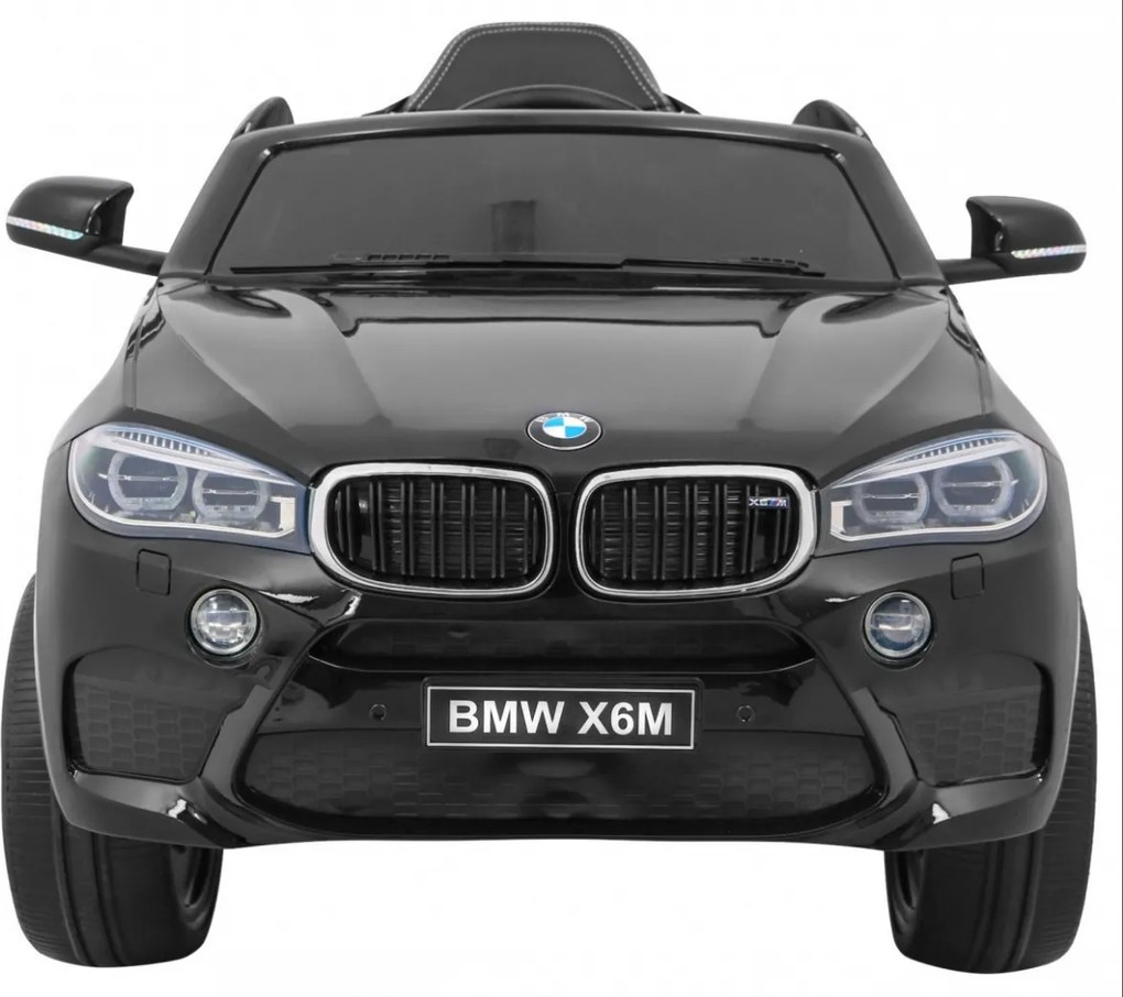 Ramiz Dětské elektrické autíčko BMW X6M lakované - černé SUV + dálkové ovládání