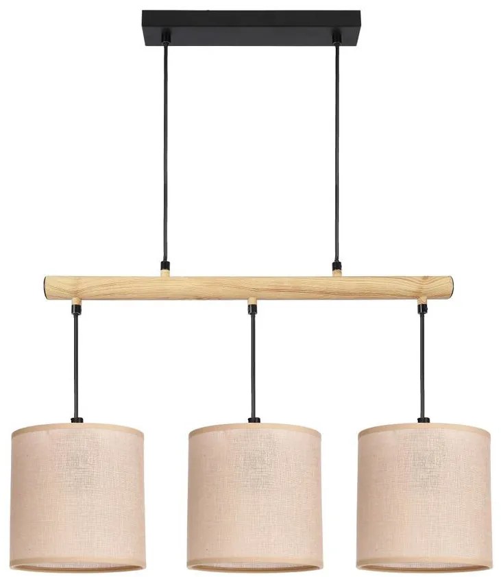 Závěsný lustr Combi pro žárovku 3x E27  - Candellux