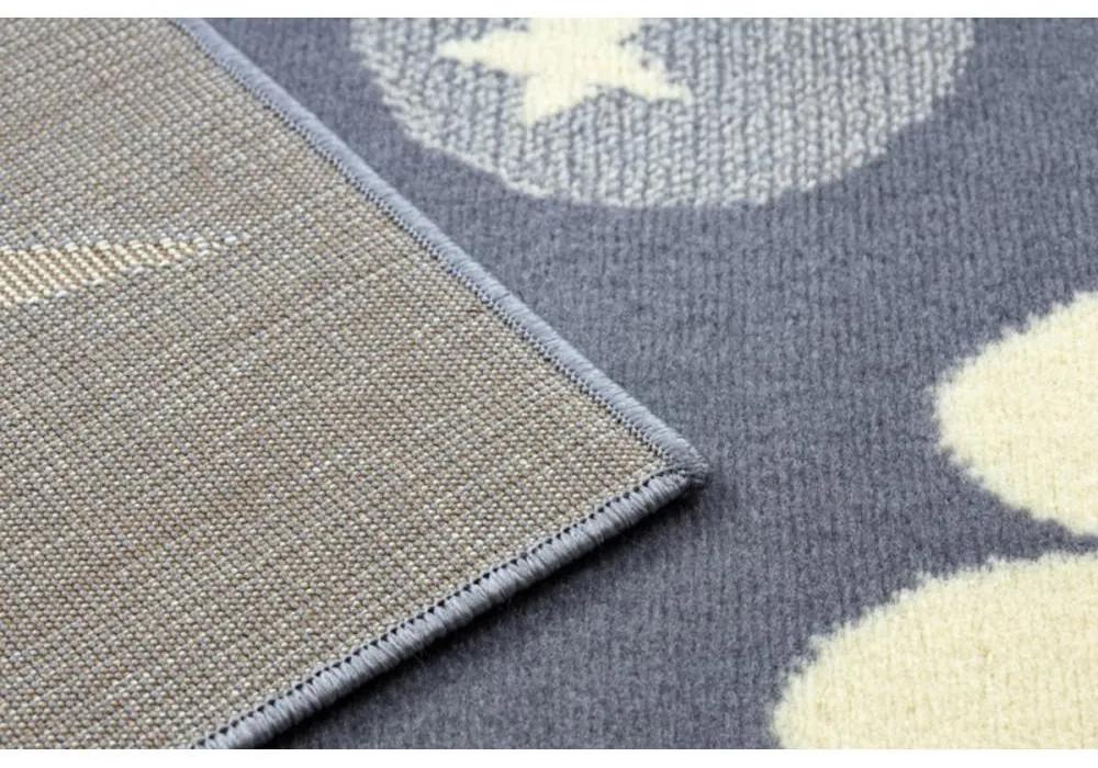Dětský kusový koberec PP Bert šedý 200x300cm