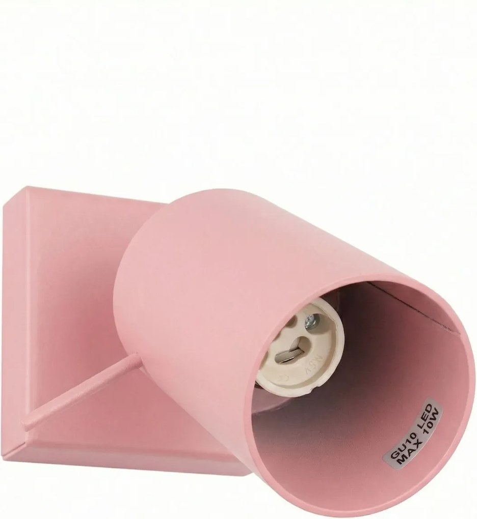 Sollux Lighting Nástěnné svítidlo RING růžové