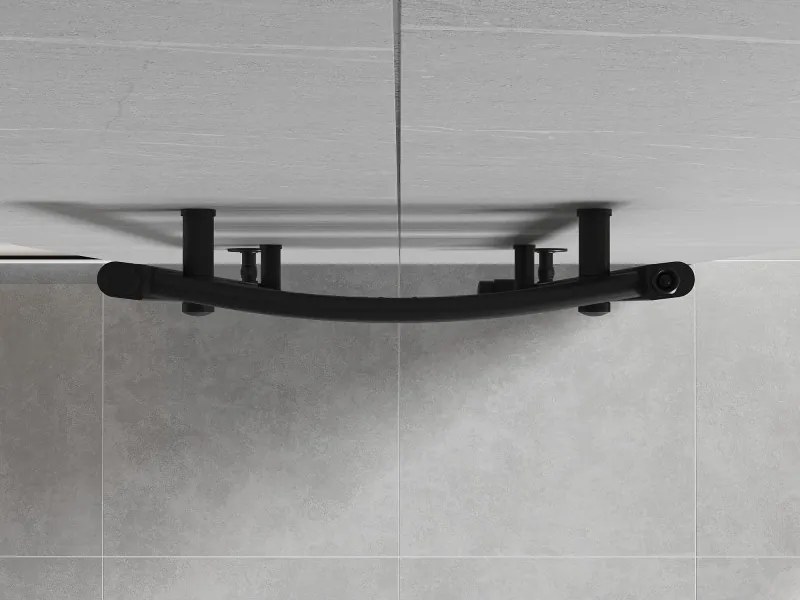 Mexen Ares koupelnový radiátor 900 x 500 mm, 372 W, černý - W102-0900-500-00-70