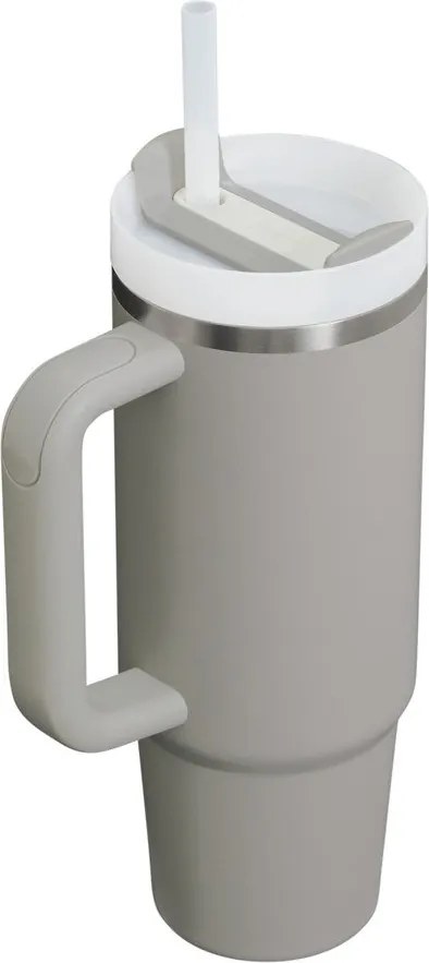Světle šedá termoska s brčkem z nerezové oceli 890 ml Quencher H2.O FlowState™ Tumbler Ash – Stanley