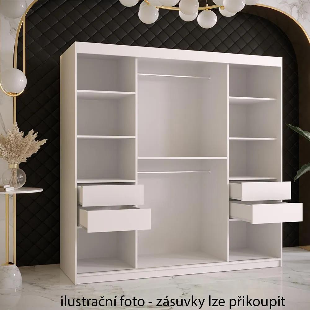 Šatní skříň Bluszcz 1 | 180 cm | bílá