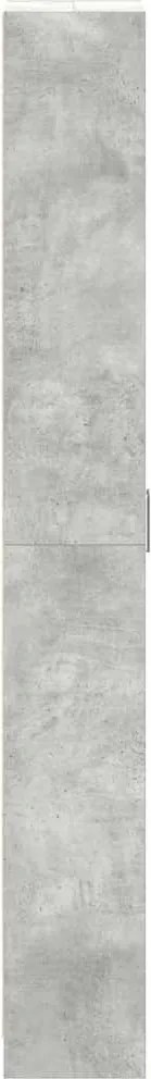 Šatní skříň Betonově šedá 55 x 25 x 189 cm Kompozitní dřevo 3334011