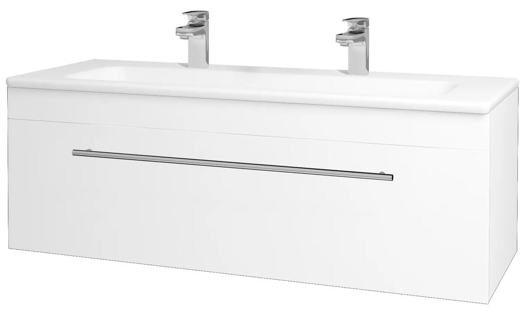 Dřevojas Koupelnová skříň ASTON SZZ 120 Varianta: D01 Beton / Úchytka T01 / D01 Beton