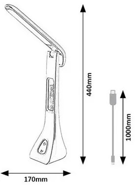 Rabalux 74042 stolní LED lampa Amato