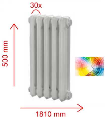 HOTHOT 30 článků, 49 barev, 500x1810 mm, Litinový radiátor HH0247