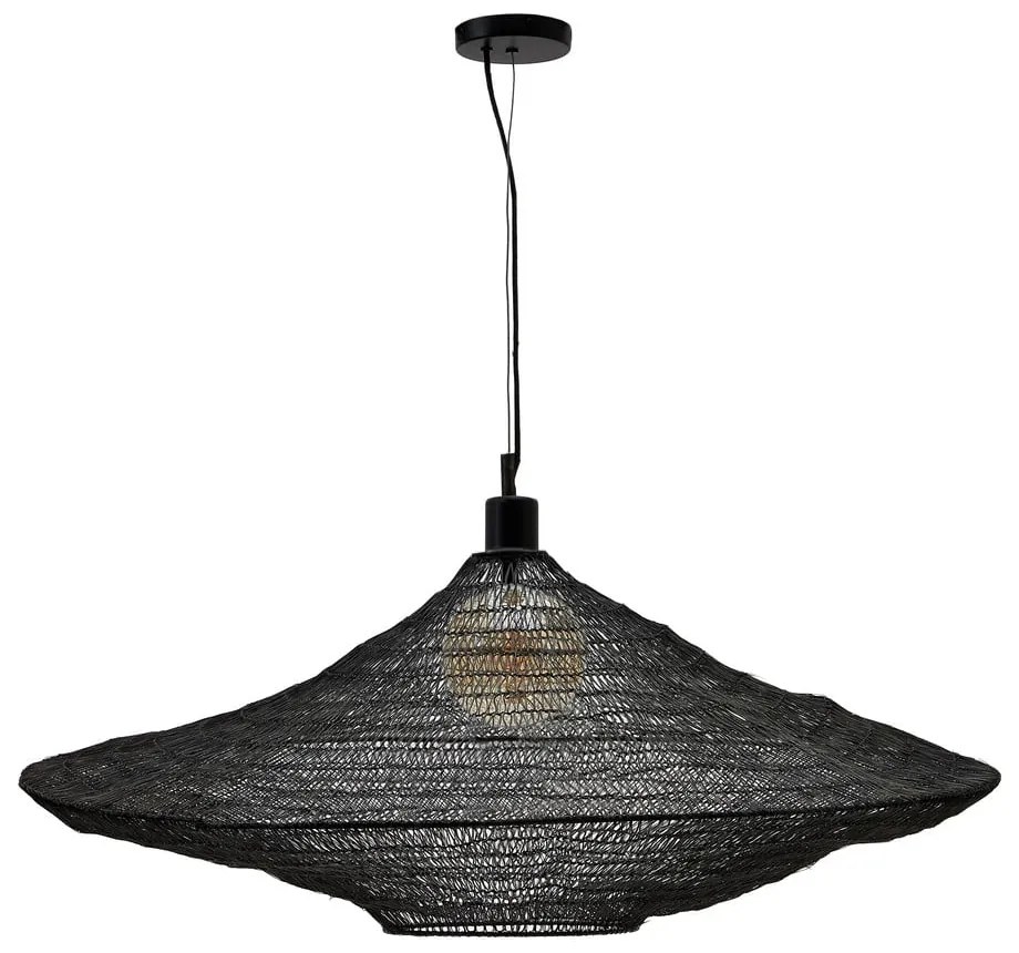 Černé závěsné svítidlo ø 87 cm Makai – Kave Home