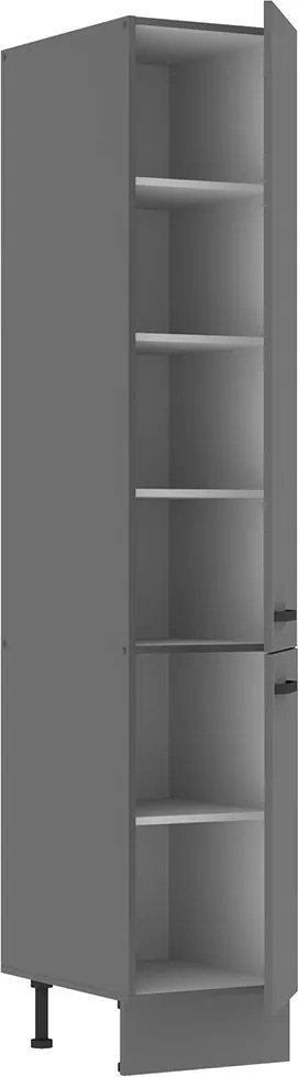 Kuchyňská linka NESSANT se | 250x280 cm | zásuvky PREMIUM BOX | šedá mat