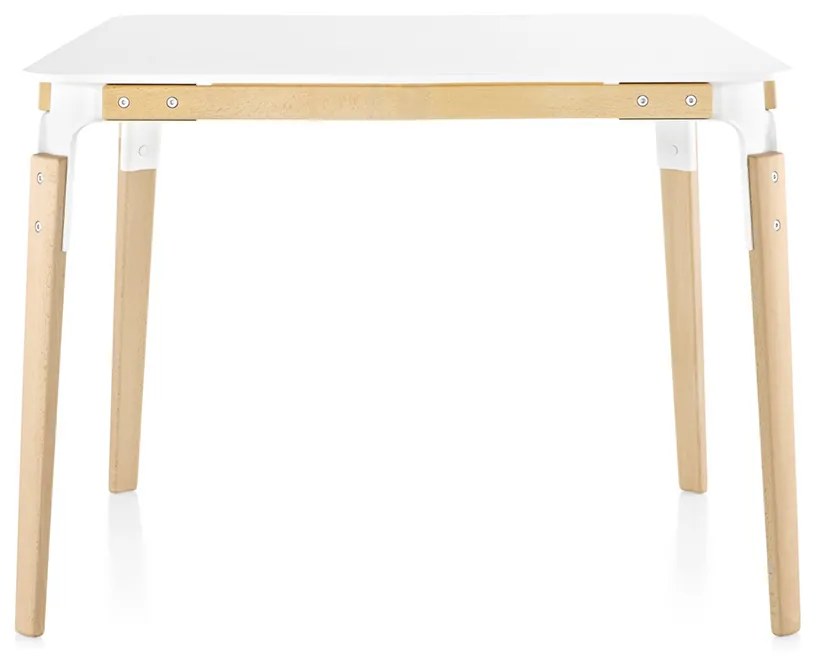 Magis jídelní stoly Steelwood Table Square (90 x 76 x 90 cm)