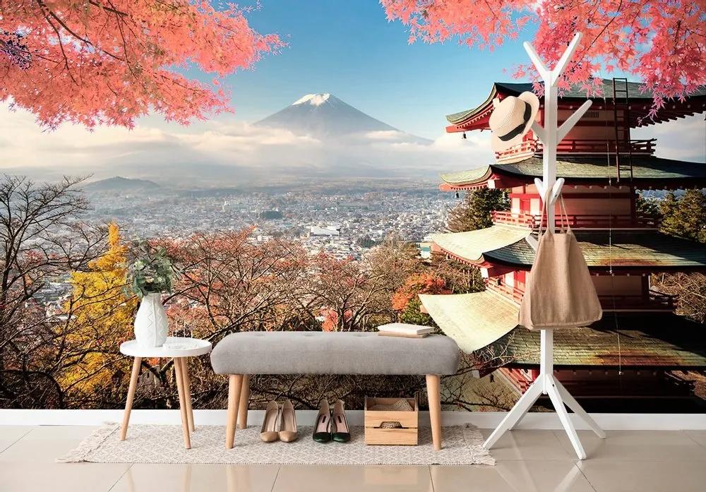 Fototapeta podzim v Japonsku - 300x200 cm