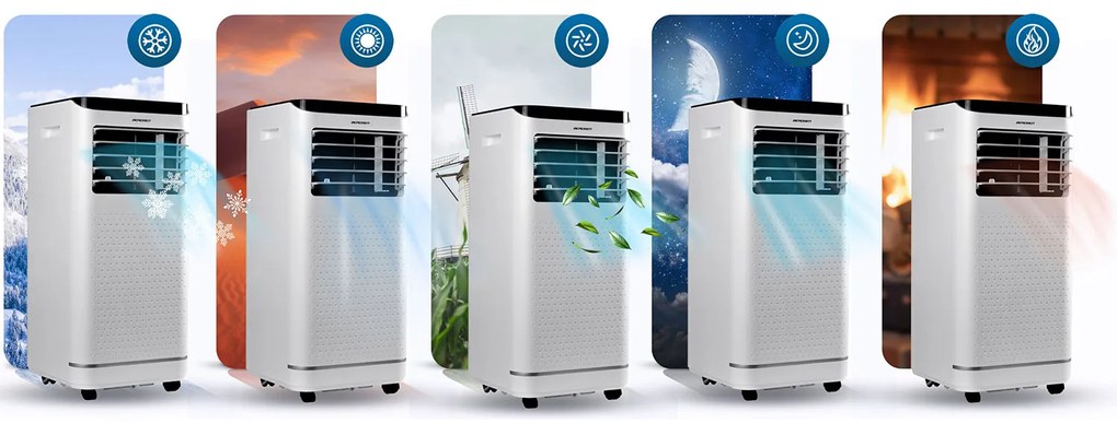 Přenosná klimatizace Berdsen BD-583 s výkonem 9000 BTU pro efektivní chlazení