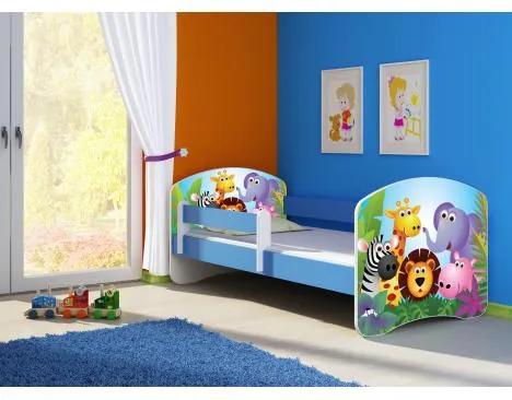 Dětská postel ACMA II Modrá 160x80 + matrace zdarma