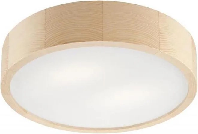 Stropní svítidlo NATURAL 2xE27/60W/230V pr. 37,5 cm borovice