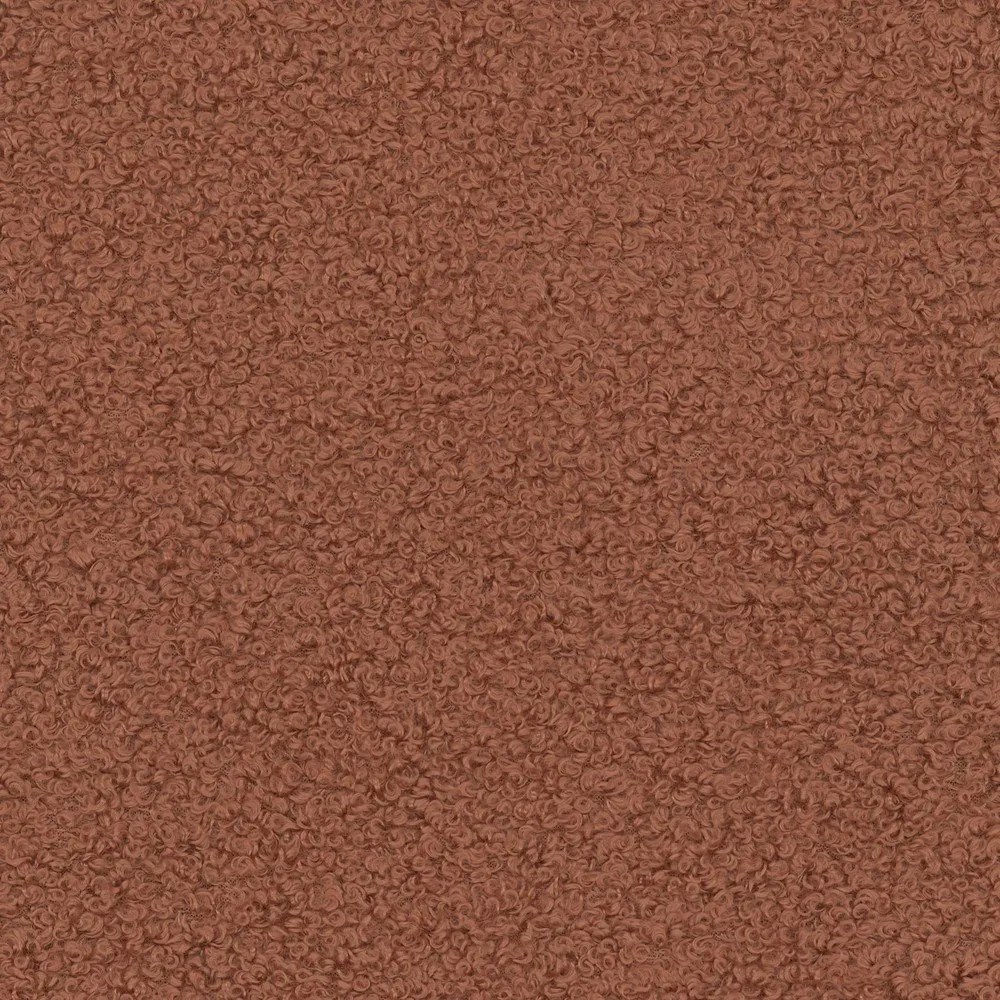 Křeslo z textilie bouclé v cihlové barvě Chuck – Micadoni Home