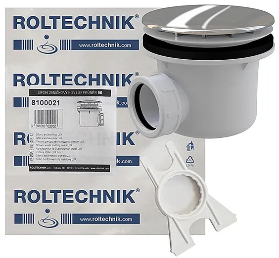 Vaničkový sifon Roth - chrom plast Ø 50/60 S Vaničkový sifon Roth - CHROM PLAST Ø 50/60 8100002