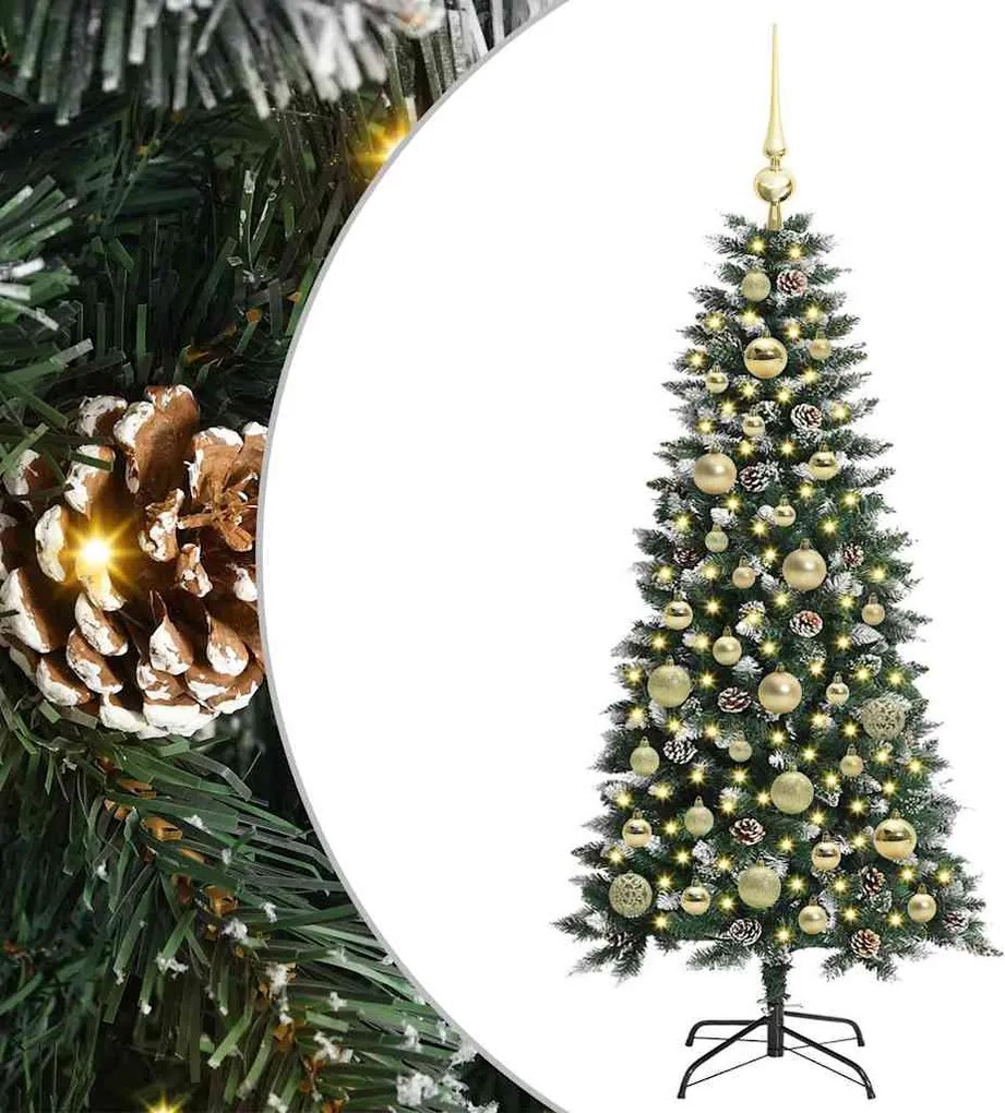 Umělý vánoční stromeček Zelená 120 cm PVC, plast a ocel 3395800