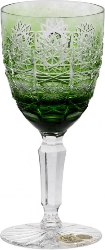 Sklenice na víno Paula, barva zelená, objem 150 ml