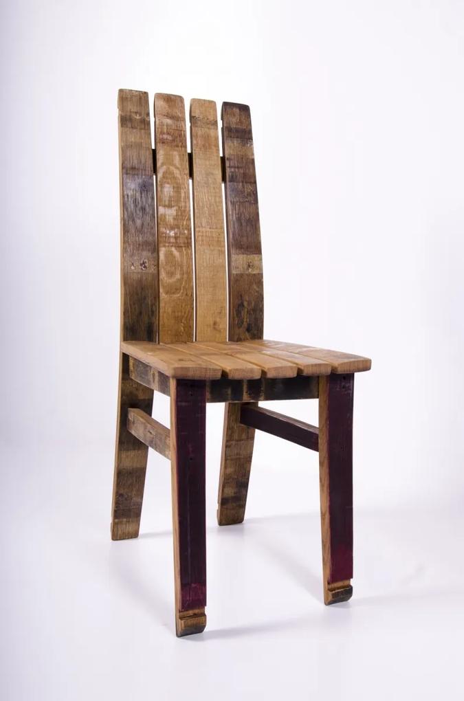 Nábytek ze sudu Židle kavárenská dřevo: dub povrchová  úprava: nástřik lakem
