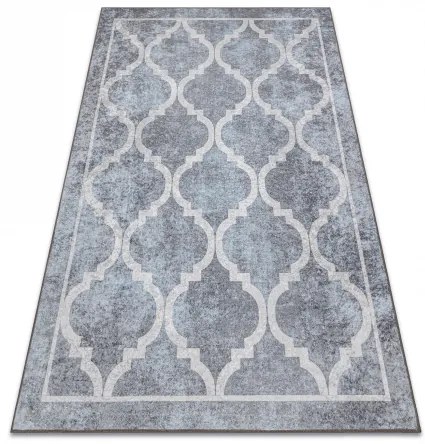 Dywany Luszczow Dětský kusový koberec MIRO 51639.805 pratelný  Trellis laťková mříž protiskluz, šedá Rozměr koberce: 160 x 220 cm