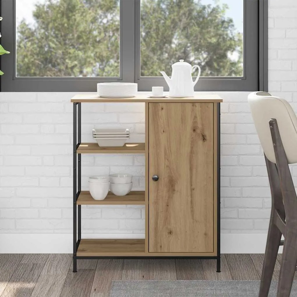 vidaXL Příborník 70 x 30 x 80 cm konstruované dřevo [869090] Barva: dub sonoma