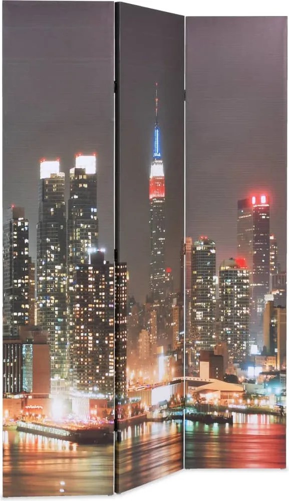 Skládací paraván 120 x 170 cm New York by Night 245861