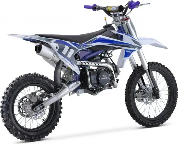 Leramotors Shark 125ccm 4T 17/14 - pitbike, modrá