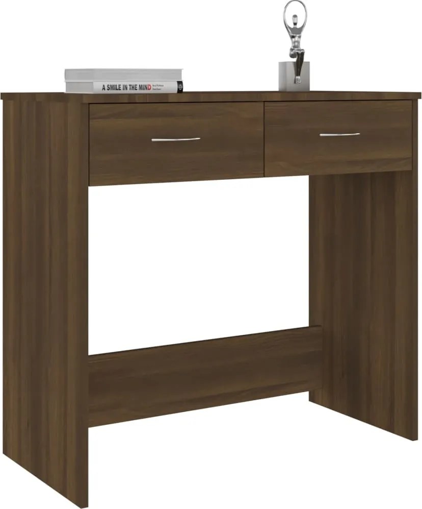 vidaXL Psací stůl 80 x 40 x 75 cm dřevotříska [801356] Barva: Betonová šedá