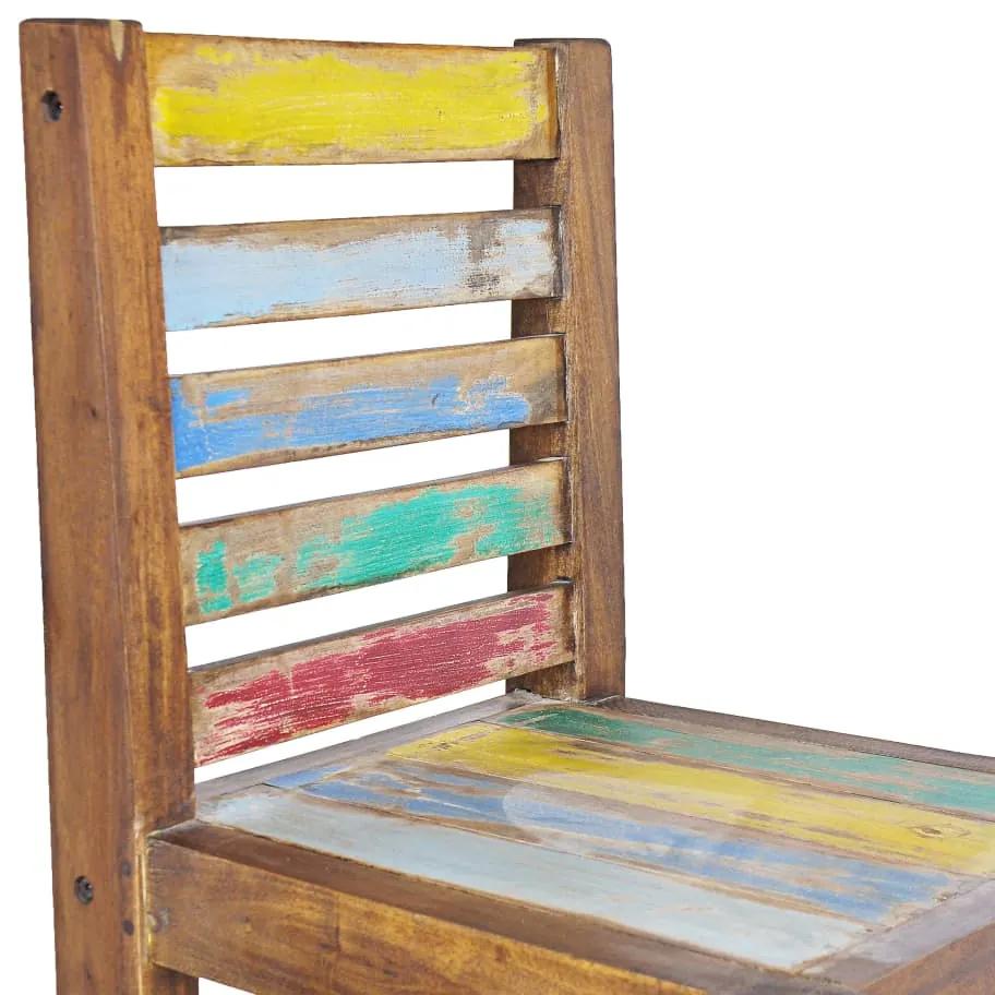 Jídelní židle 2 ks masivní recyklované dřevo - Default Title