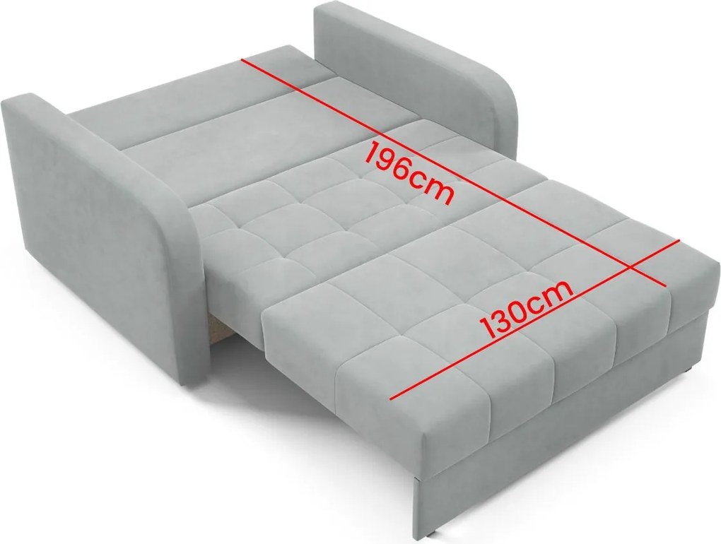 Třímístná rozkládací pohovka s funkcí spaní a úložným prostorem Haven III 155 cm