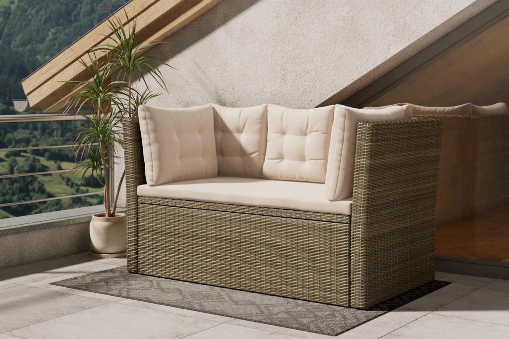 XXXLutz ZAHRADNÍ LAVICE kov, plast, textil Ambia Garden - Online Only zahradní nábytek - 002014028401