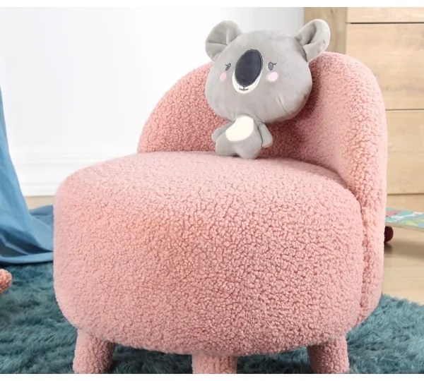 Dětské křeslo PIXI pr. 46 cm růžová