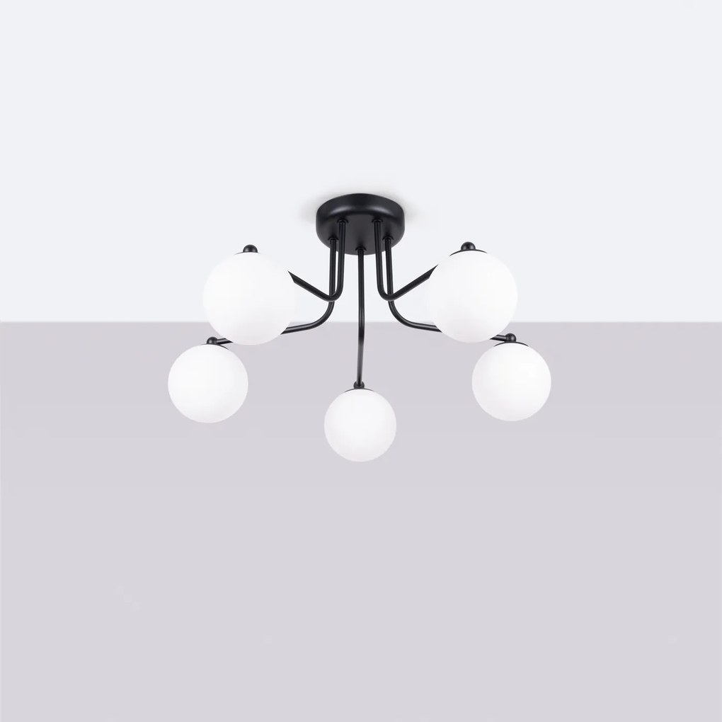 Sollux Lighting Lustr ASTRAL 5 černý