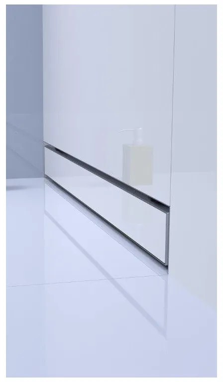 BPS-koupelny Nástěnný odtokový žlab 2in1 DL04-MURAL HYD-2598 60 cm, satén