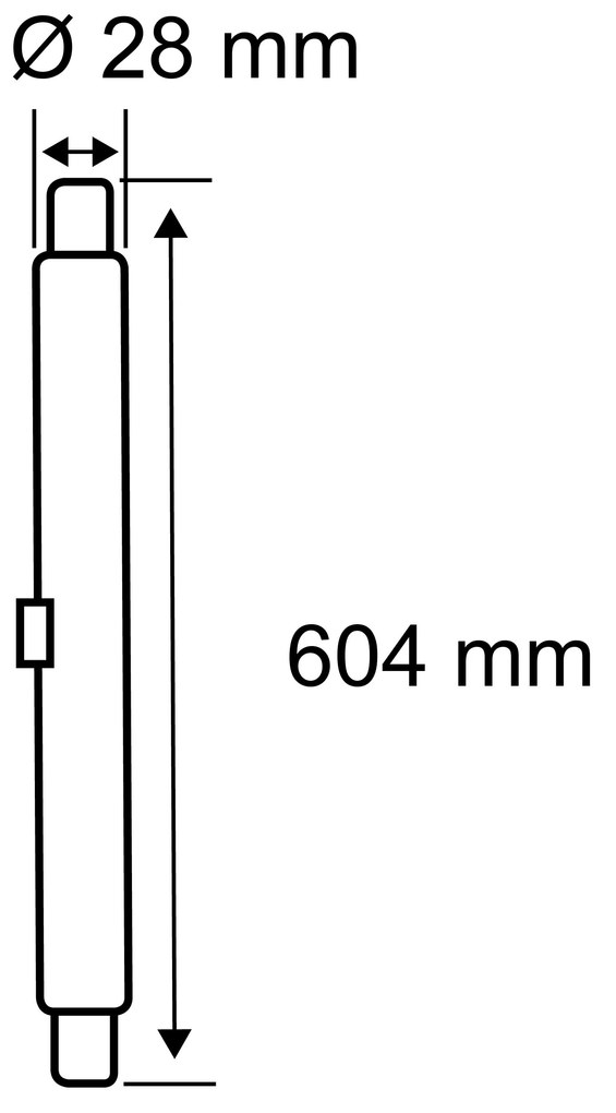 Paulmann 28993 LED trubice G13, 9,5W 3000K, délka 60,4cm