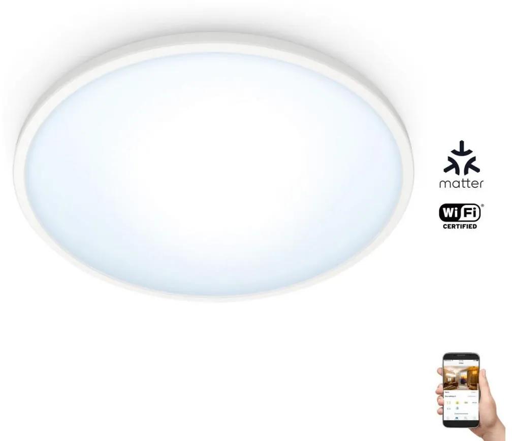 WiZ | WiZ - LED Stmívatelné stropní svítidlo SUPERSLIM LED/16W/230V 2700-6500K Wi-Fi | WI0042