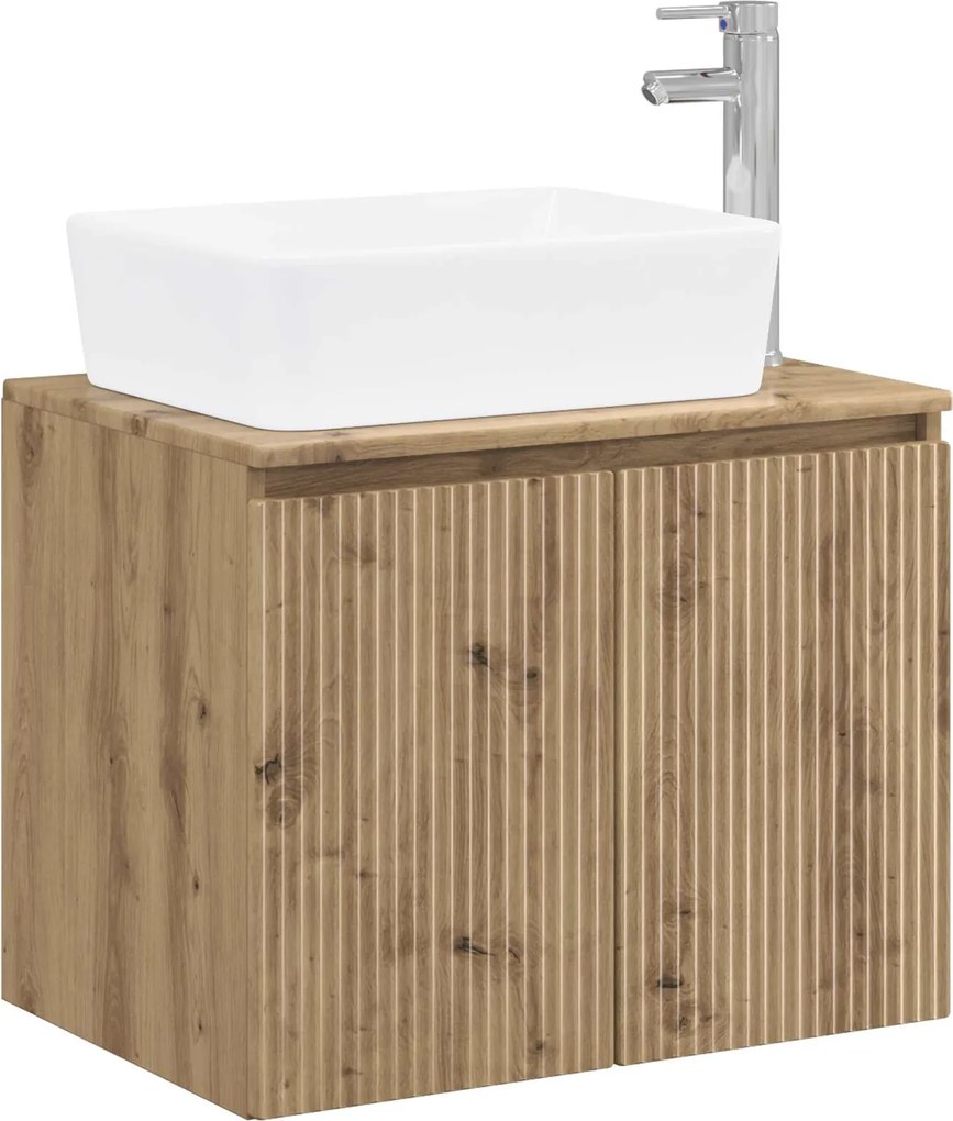 Sada koupelnového nábytku Dub artisan Kompozitní dřevo 3404339
