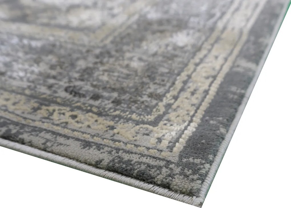 BE Koberec Allianz 6301 GREY - šedý obdélníkový Rozměr: 60x100 cm