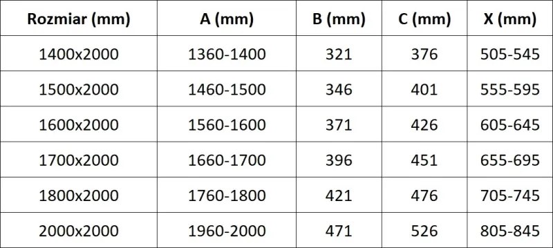 Mexen Velar Duo posuvné sprchové dveře 180 cm, transparentní, černé - 871-180-000-02-70