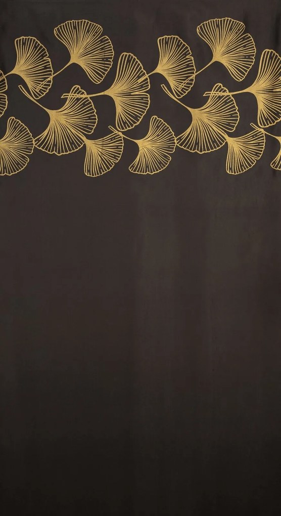 ZATEMŇOVACÍ ZÁVĚS NA KROUŽCÍCH HARMONY 140X250 CM HNĚDÁ