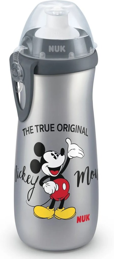 Dětská láhev NUK Sports Cup Disney Cool Mickey 450 ml grey